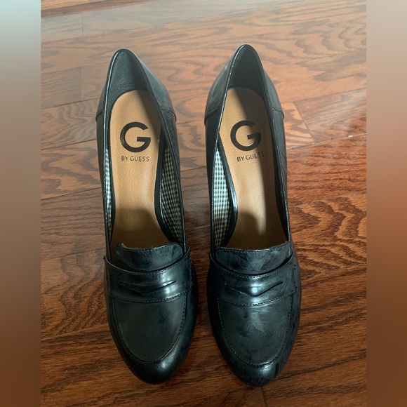Guess | Shoes | Guess Platform Black Heels Shoe | Poshmark